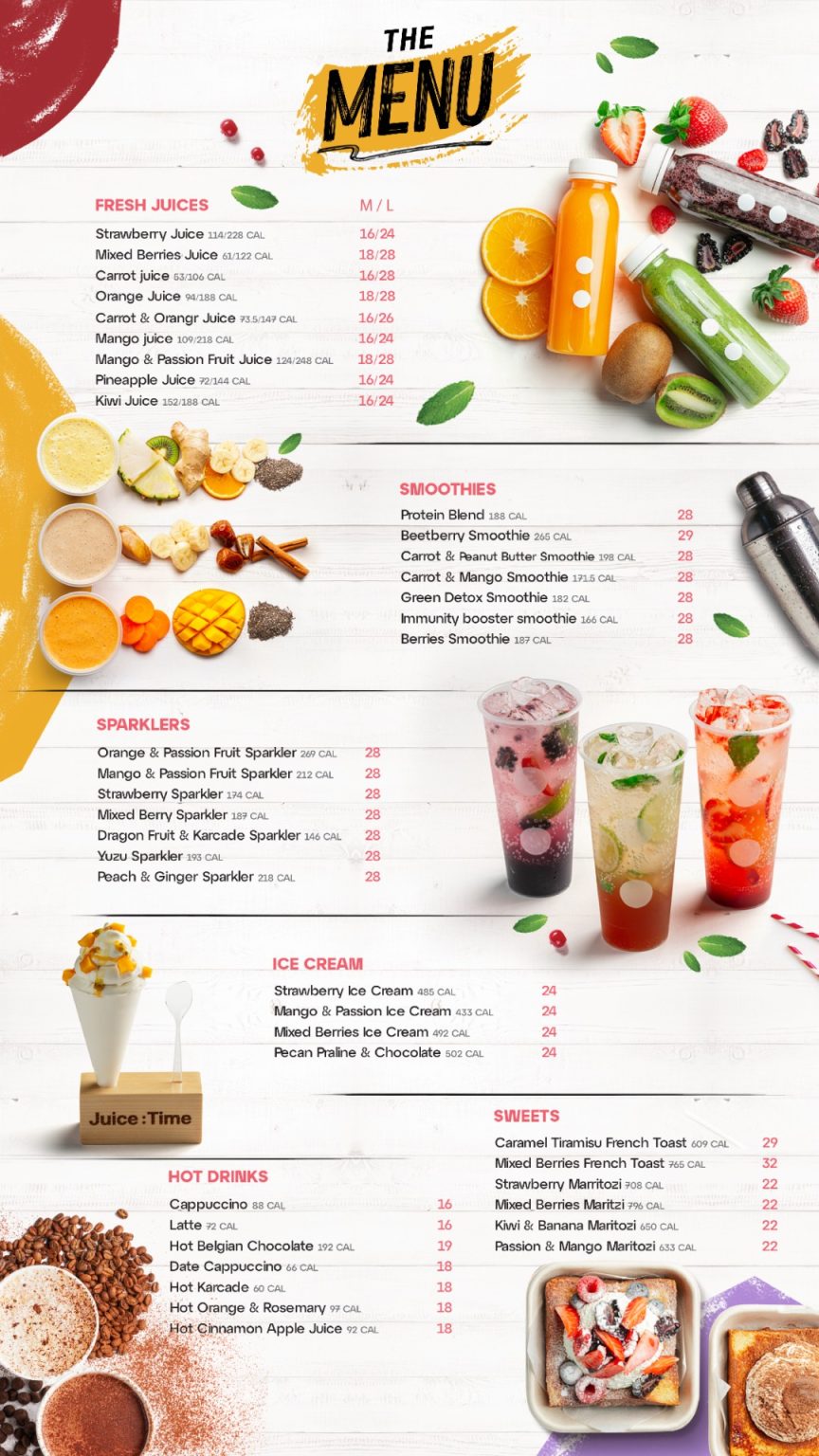 Menu Eng – Juice:Time Plus